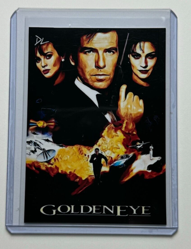 James Bond Limited Edition Artist Signed "Goldeneye" Trading Card 2/10 ...