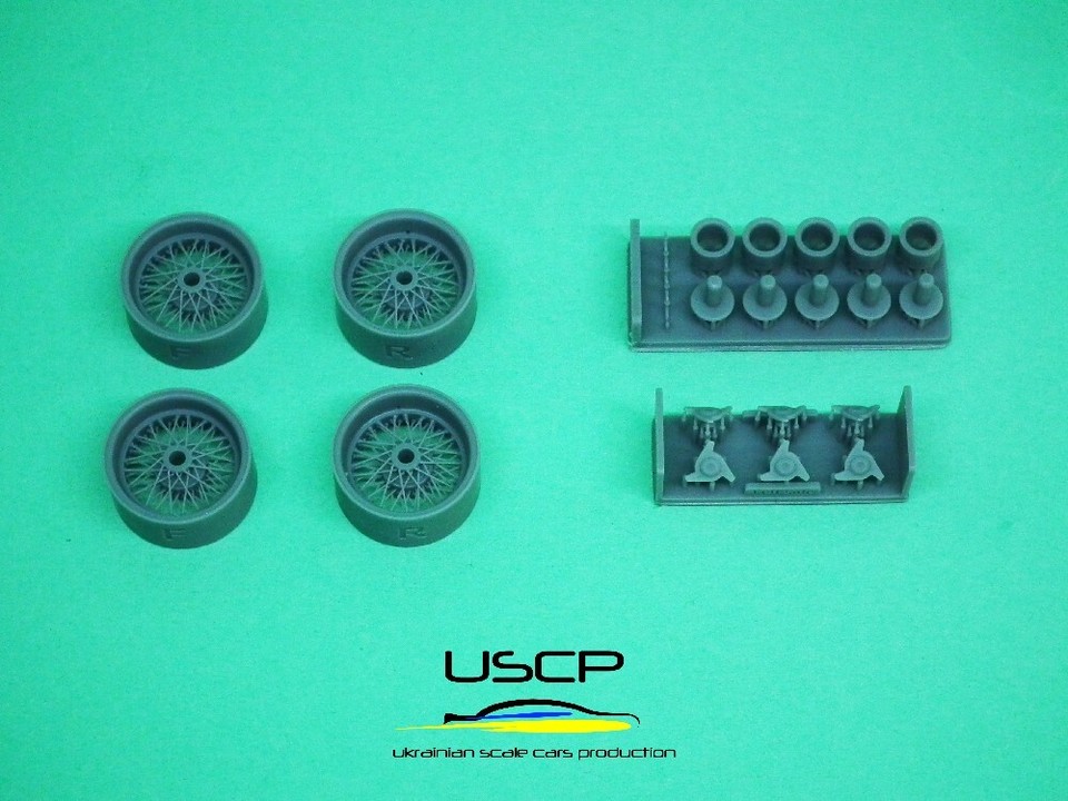USCP 24P176 1/24 15 inch Italian Wire wheels for 250 GTO Resin kit | eBay