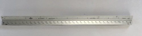 Alvin Solid Metal Triangular Architects 12-inch Scale Ruler Poland 2200M-1 | eBay