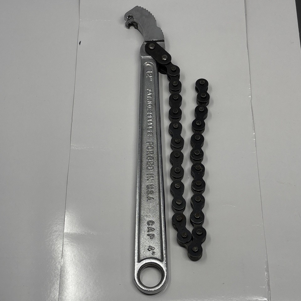 Craftsman 12" Chain Strap Wrench 55713 WF Made in USA Vintage | eBay