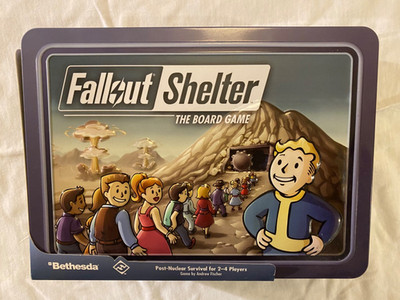 Fallout Shelter - The Board Game Box - FFG Boardgame sealed pieces ...