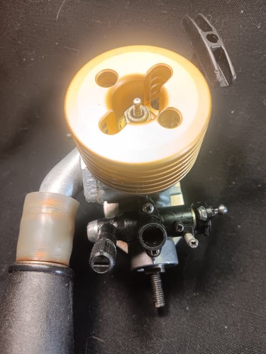 Vintage Rare Kyosho GS .15 Nitro R/C Car Engine W/Plate,Carb , Tuned ...