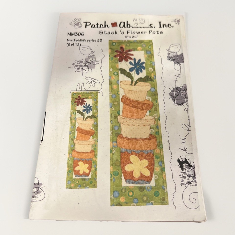 Lot of 6 Quilt Banner Patterns Patch Abilities Winter Spring Valentines ...