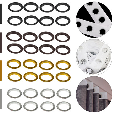 40mm Plastic Curtain Eyelets Round Grommet Rings Clips for Door Window ...