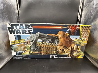 + Star Wars Hasbro 2012 Clone Wars Trade Federation MTT Multi Troop ...