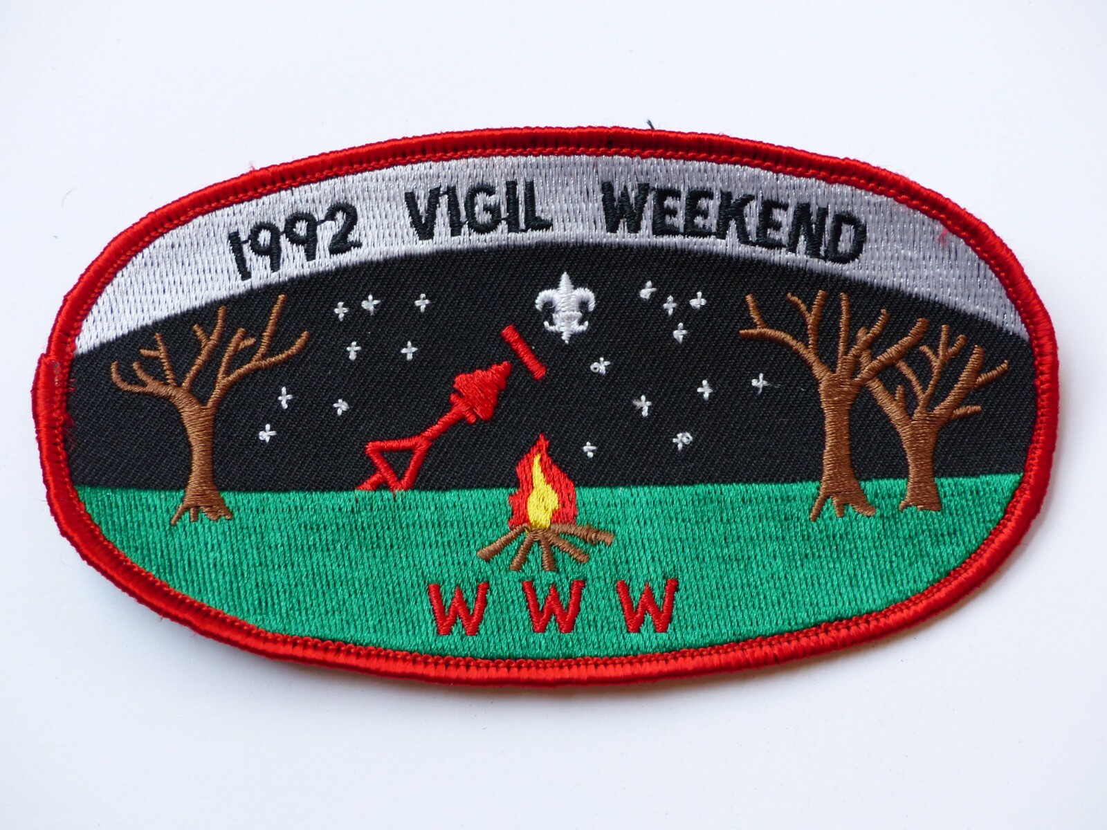 1992 Vigil Weekend Order of the Arrow Boy Scout Patch KIT-KE-HAWK-O-KUT ...