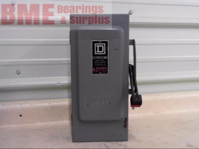 30 Amps & Under - Square D Heavy Duty Safety Switch 30Amp 240Vac