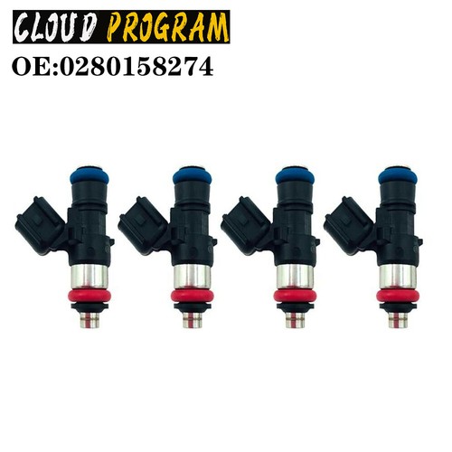 4PCS OEM Fuel Injector 0280158274 FJ1151 Fit For 11-15 Chevrolet ...