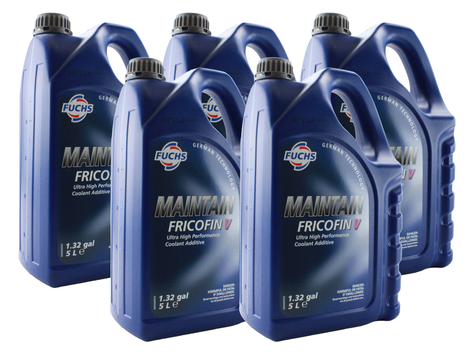 Fuchs 25 Liter MAINTAIN FRICOFIN V Coolant Antifreeze 5 x 5L for Audi ...