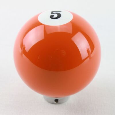 Orange 5 Pool Ball Gear Shifter Handle Shift Knob Column Floor Hot Rat ...