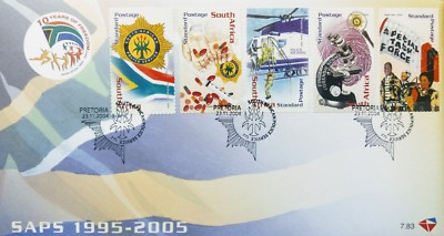 South Africa Stamps, First Day Cover, South African Police Service - 23 ...