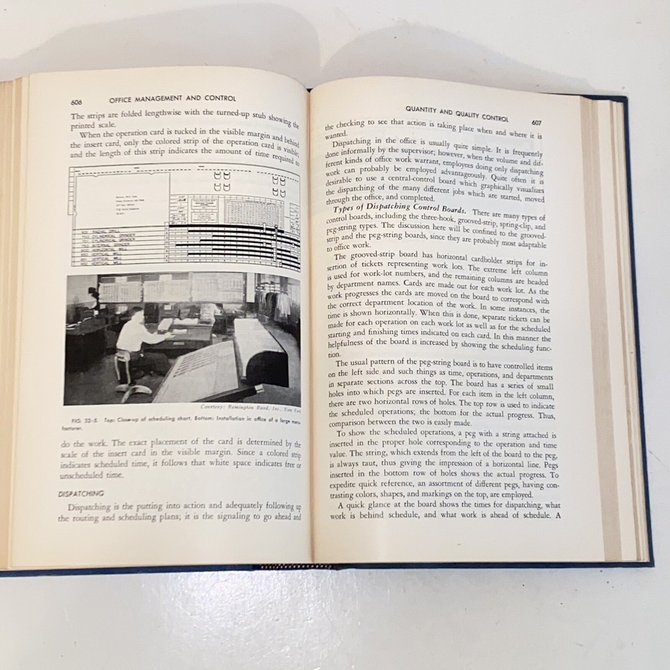 Vintage 1958 Office Management And Control by George R Terry Hardcover ...