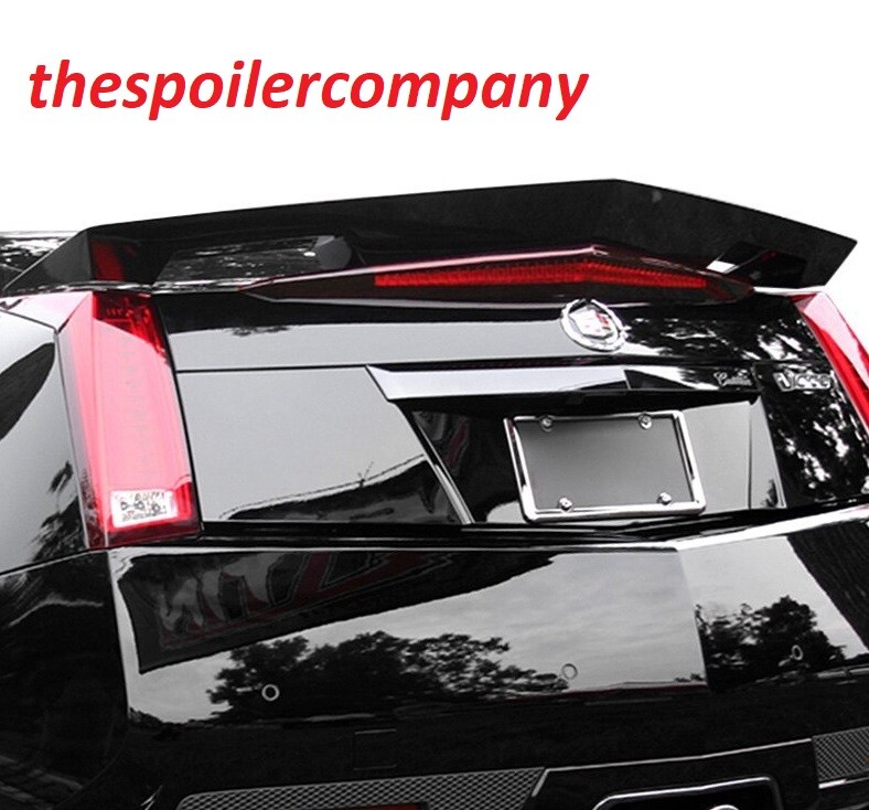 PAINTED LARGE CUSTOM REAR SPOILER FOR 2011-2014 CADILLAC CTS V-TYPE 2DR ...