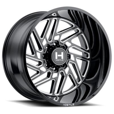 22 inch 22x12 Hostile Jigsaw Blade Cut wheels rims 8x180 -44 | eBay