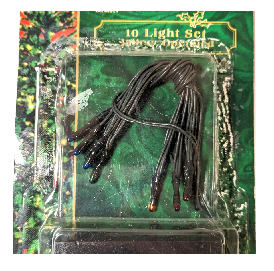 3, Multi Color Battery Pack, 10 Mini String Lights Miniature Christmas ...