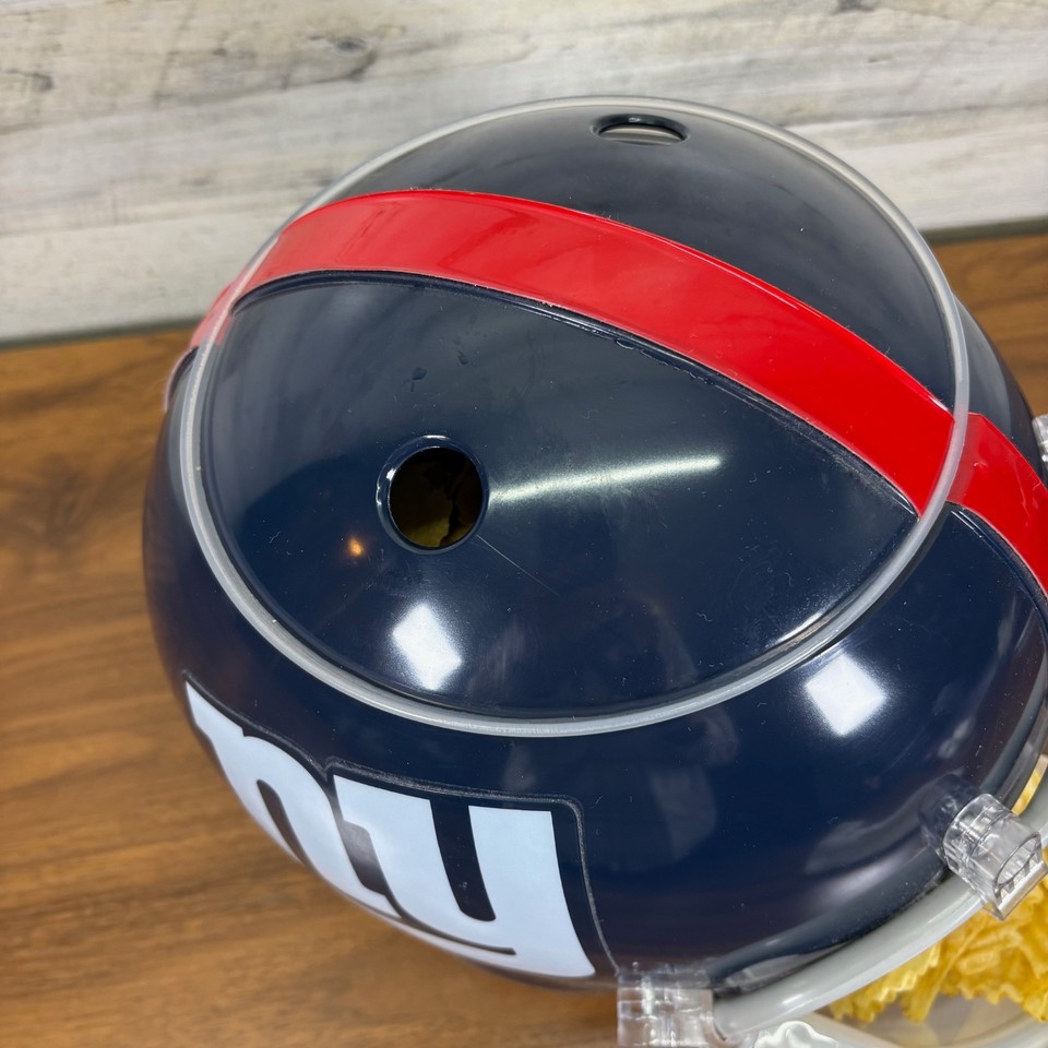 NFL New York Giants FULL SIZE SNACK HELMET NFL Licensed. Tailgate Must ...