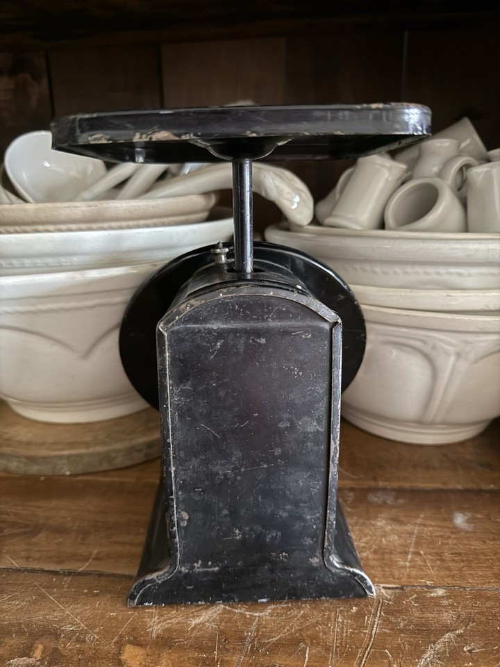 Antique Vintage Hanson Bros Black & White Household Scale | eBay