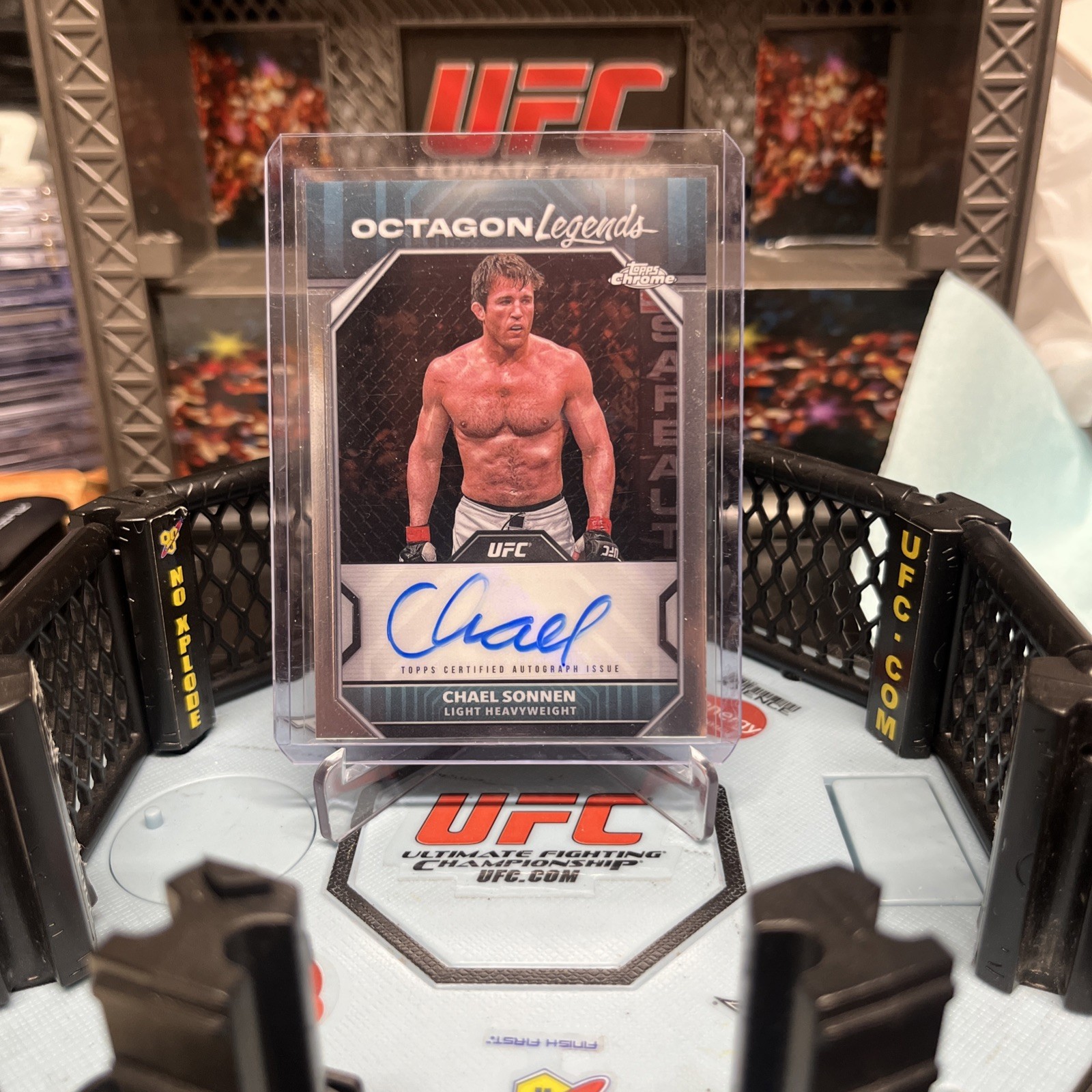 Chael Sonnen 2024 Topps Chrome UFC #OLA-CSO Octagon Legends Autographs ...