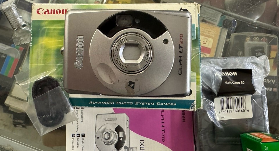 Canon (Vintage) Elph Z65 LT270 IX240 APS Point & Shoot Film Camera ...