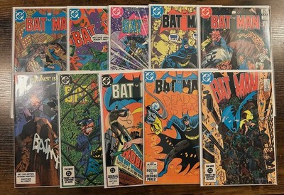 Run of 10 Batman #361 362 363 364 365 366 367 368 369 370 DC Comics 361 ...