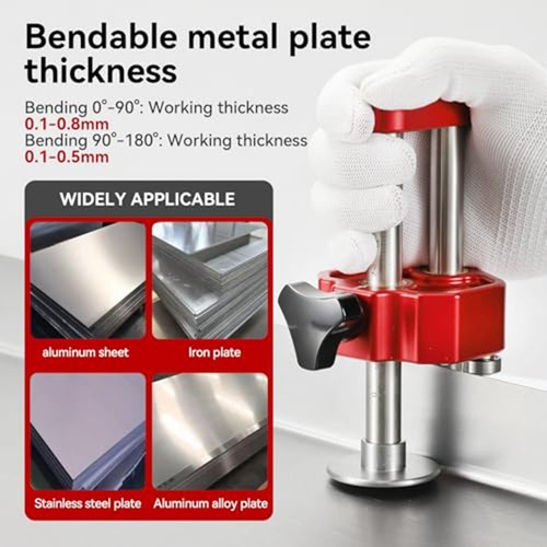 Portable Workshop Tool Sheet Metal Bender Butterfly-shaped Wheel Design ...