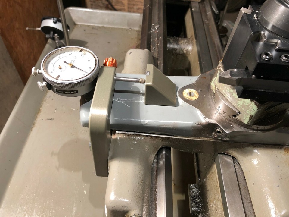 South Bend Lathe 9 or 10K, Cross Slide Dial Indicator Holder (3d ...