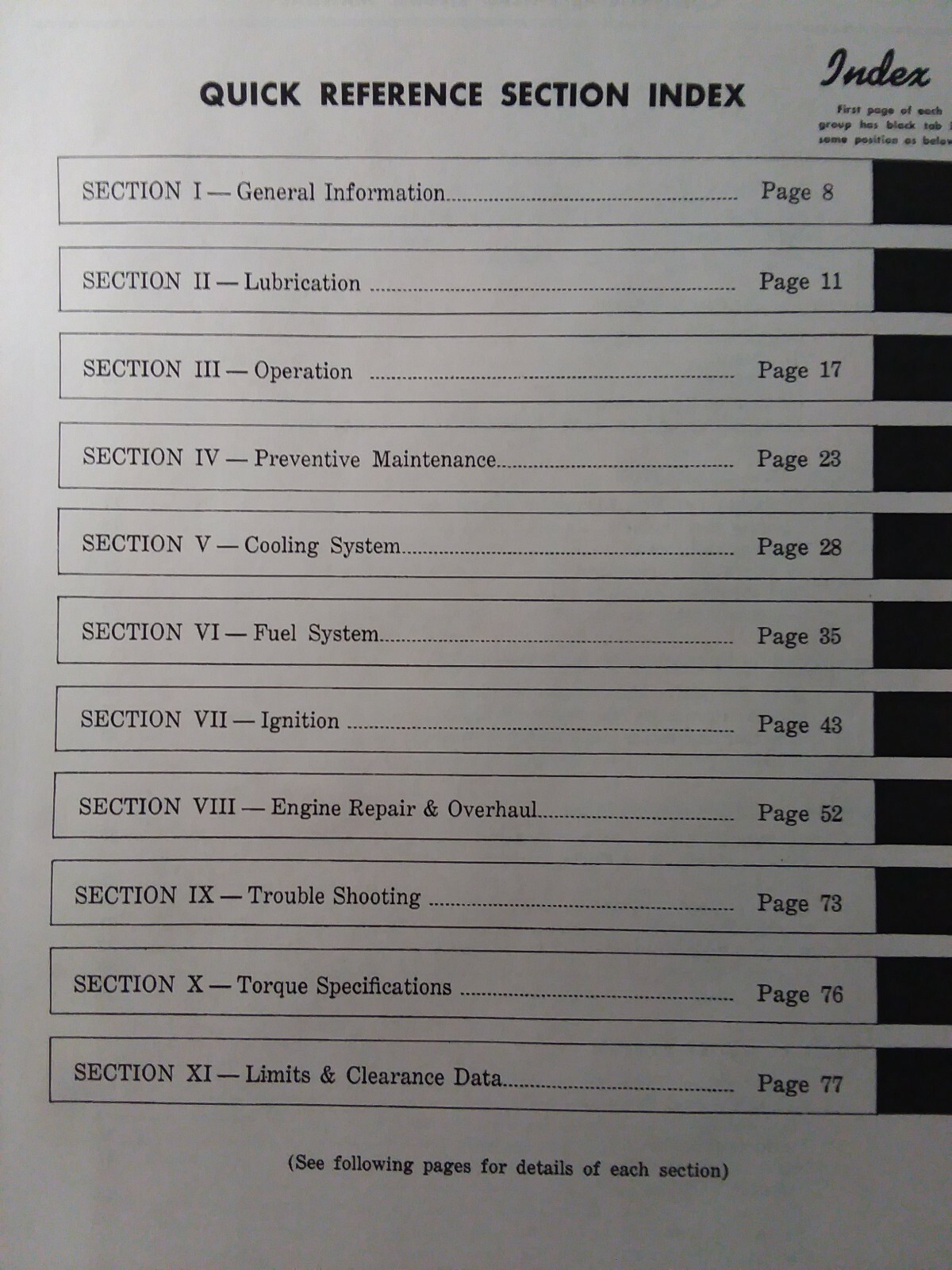 Continental Engine Service Manual N56 N62 Y69 Y91 Y112 F124 F125 F140 ...