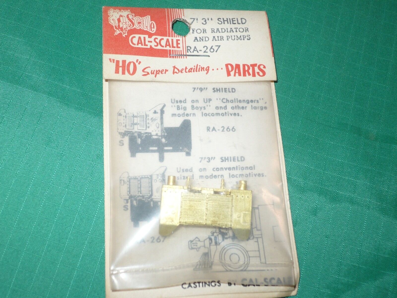 Cal-Scale HO #267 Shield for Radiator and Air Pumps, 7 Ft 3 in | eBay
