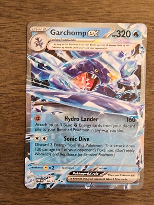 Garchomp ex 038/182 Paradox Rift Pokemon TCG Holo Rare | eBay