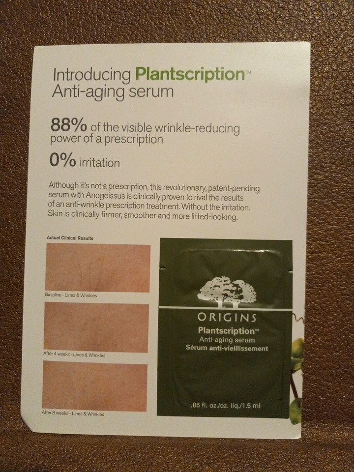 Origins Plantscription Anti-Aging Derum Sample | eBay