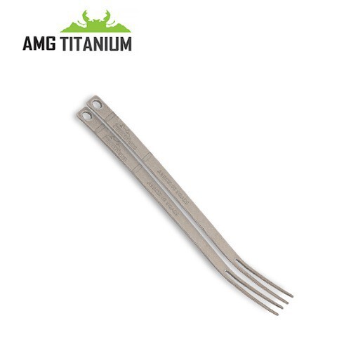 AMG Titanium Minifork 2P Lightweight Outdoor Camping Cookware ...