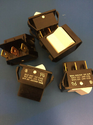 Oslo CRTP Single Pole Rocker Switch SPDT Momentary Transfer RTP6A7MP ...