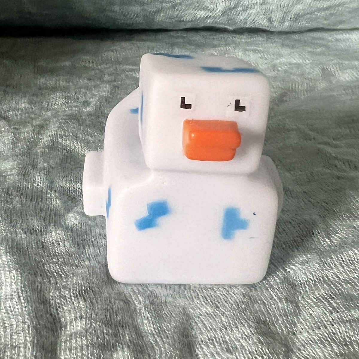 Minecraft Squishy Duck Real Life Mind Craft Digital Small Rubber Duck