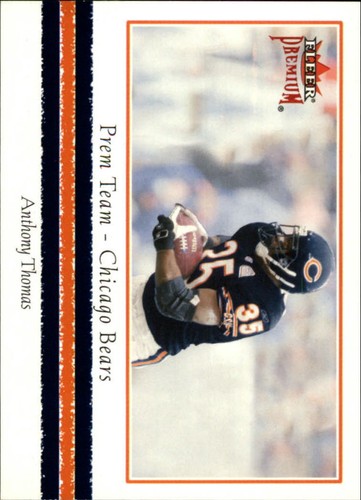 2002 Fleer Premium Prem Team Ruby Bears Football Card #21 Anthony ...