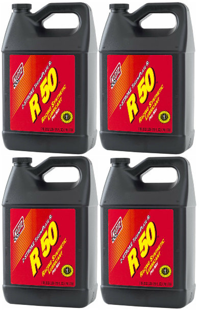 Klotz R50 Techniplate Synthetic 2-Stroke Racing Oil 4 Gallons | KL-105 ...