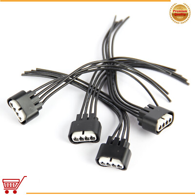 4x Pigtails Ignition Coil Connector Kit Repair Harness Set For Toyota ...