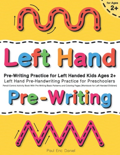 Pre-Writing Practice for Left Handed Kids Ages 2+ | Left Hand Pre ...