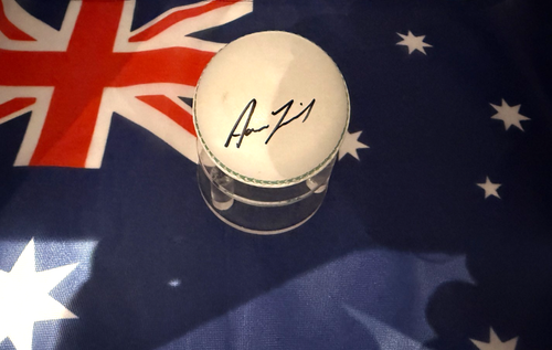 Aaron Finch (Australia) signed White 156g Cricket Ball -Australia ODI ...