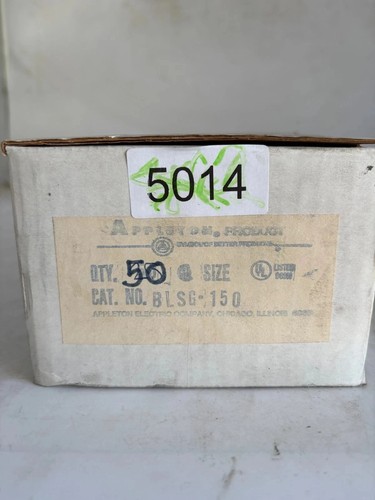 Appleton BLSG-150 Bonding Locknut Grounding Bushings, Box of 50 | eBay