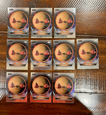 LOT 10x - 2024 Star Wars Hyperspace - Cloud Car #7 Bespin - PACK FRESH ...