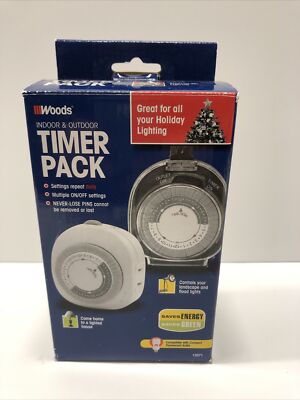 Outdoor And Indoor Timer Pack Woods 13571 holiday lighting. | eBay