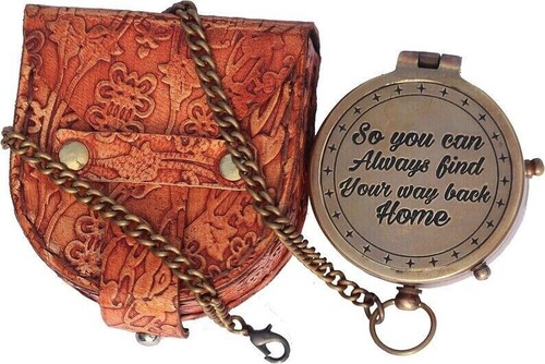 Maritime Compass Look Nevigation Direction personalized Leather With ...