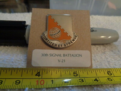 30th Signal Battalion V-21 Unit Crest, DI, DUI (DRAW#L10) | eBay