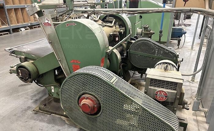 100 TON THOMSON-NATIONAL "28X41" CLAMSHELL DIE CUTTING & CREASING PRESS ...