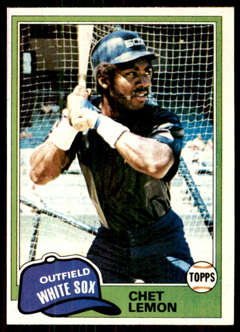 1981 Topps Chet Lemon Chicago White Sox #242 | eBay