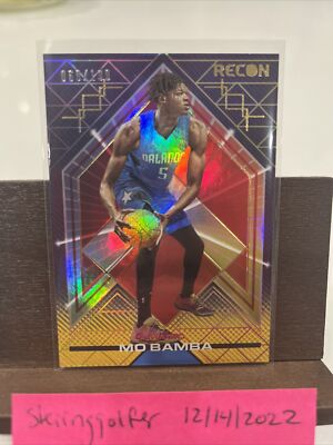 2021-22 Panini Recon MO BAMBA Holo Red /199 SP #47 Orlando Magic | eBay