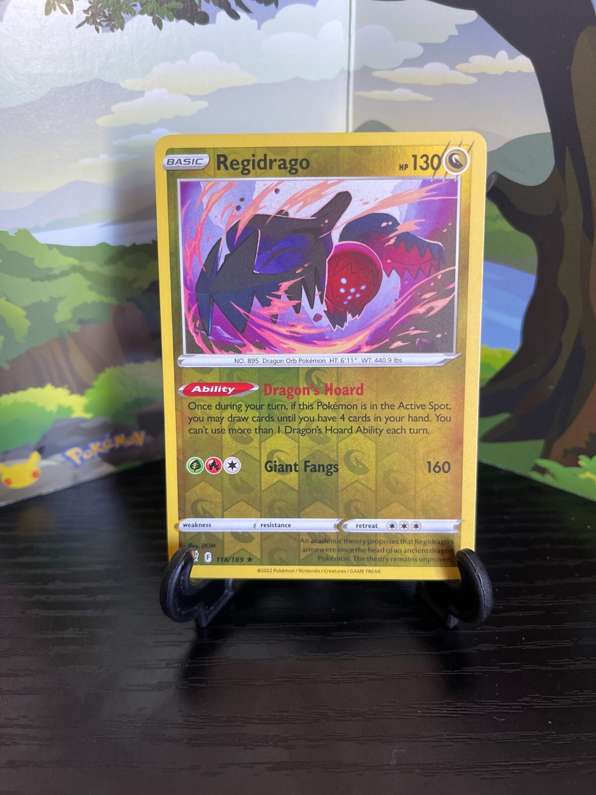 Regidrago 118/189 - Astral Radiance - Rare - Reverse Holo - Pokemon ...