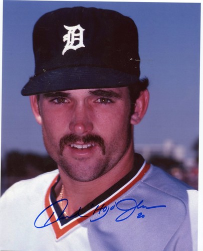 HOWARD JOHNSON DETROIT TIGERS SIGNED AUTOGRAPH 8x10 PHOTO w/ COA | eBay