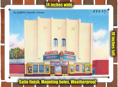 Metal Sign - Arkansas Postcard - The Elberta, Nashville, Arkansas | eBay