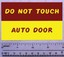 CAUTION AUTOMATIC DOOR - 4 STICKERS , AUTO DOOR BLACK , DOOR DECAL | eBay
